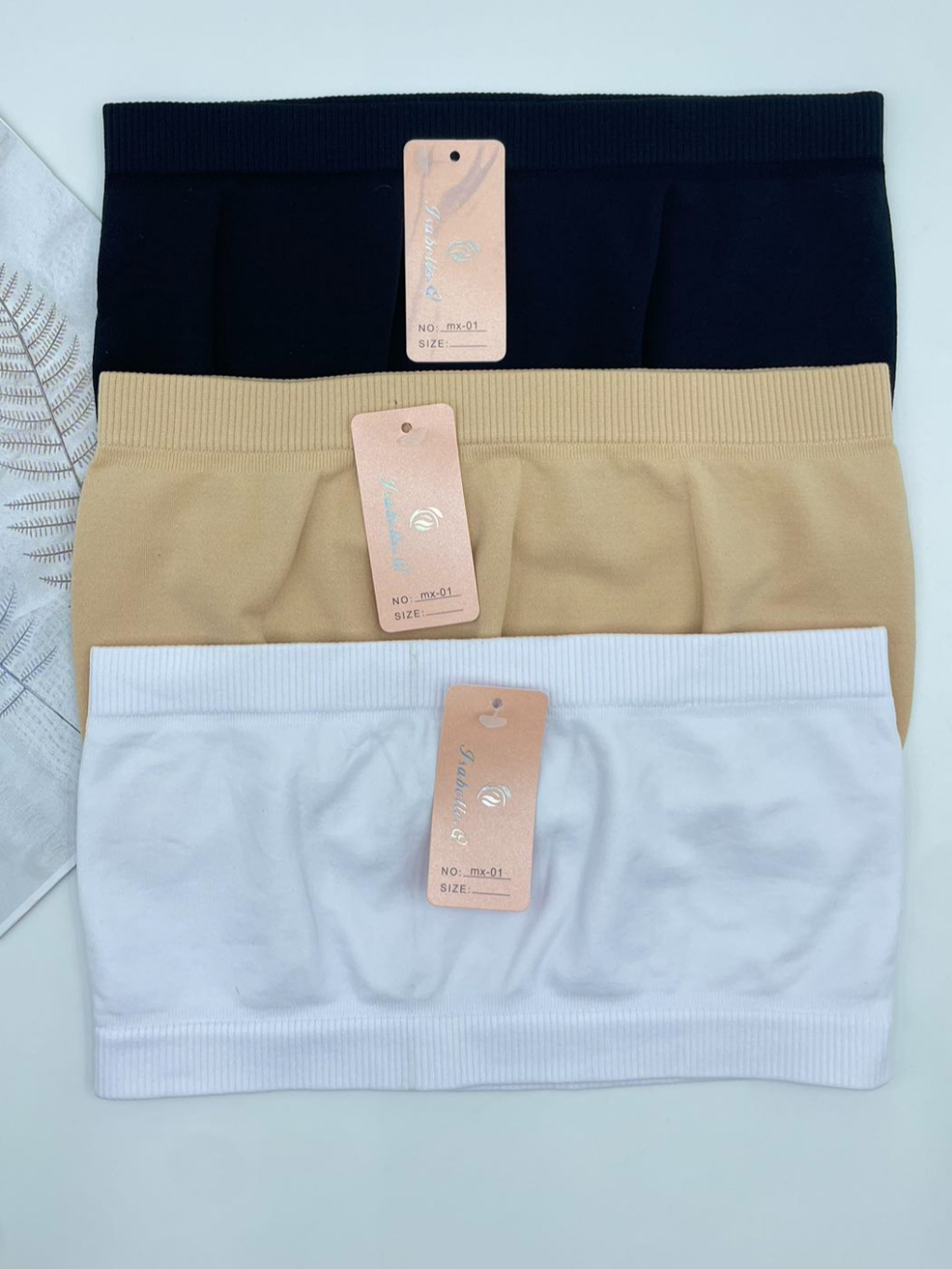 Isabelle.Q MX-01 No Pads Cotton High Quality Sando Tube Bra | Shopee ...