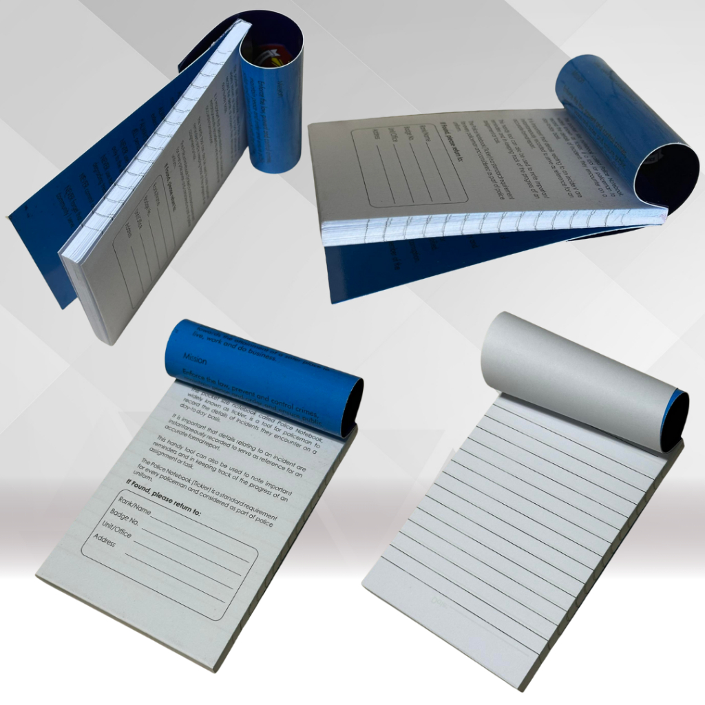 PNP TICKLER WITH PNP LOGO NOTEBOOK FOR INSPECTION FIT FOR RIGSET ...