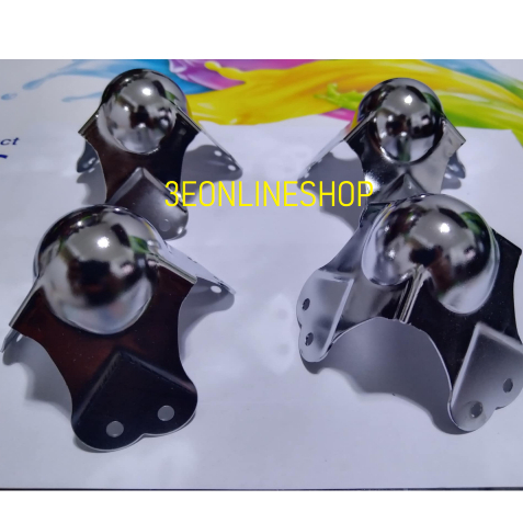 4PCS Silver Metal Ball Corner 6 Pin for Flight Case | Shopee Philippines