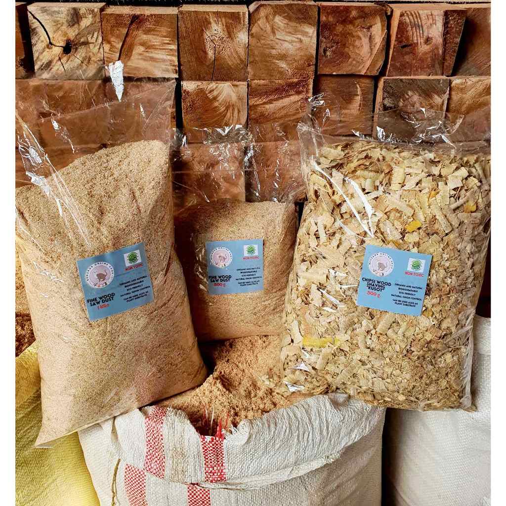 Kusot Fine Saw Dust Organic Wood Shaving for Cat Litter / Plant ...