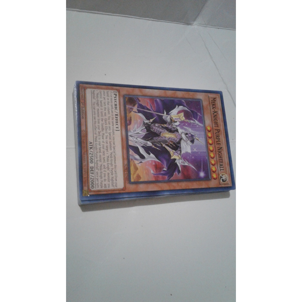 SDBT 17 NON FOIL MEKK KNIGHT PURPLE NIGHTFALL KONAMI YUGIOH CARD 1 ONE ...