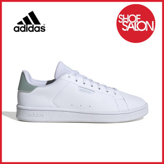 SHOE SALON Adidas Urban Court Women's Shoes White/Linen Green Metallic ...