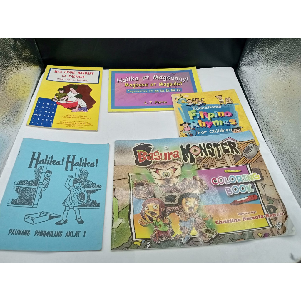 Used Tagalog English Books Bilingual Coloring Books Filipino Pagbasa ...