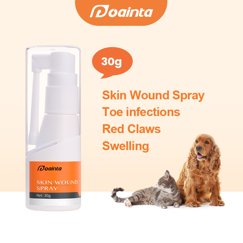 PUAINTA Pets Skin Wound Spray for Dogs and Cats Disinfection Toe ...