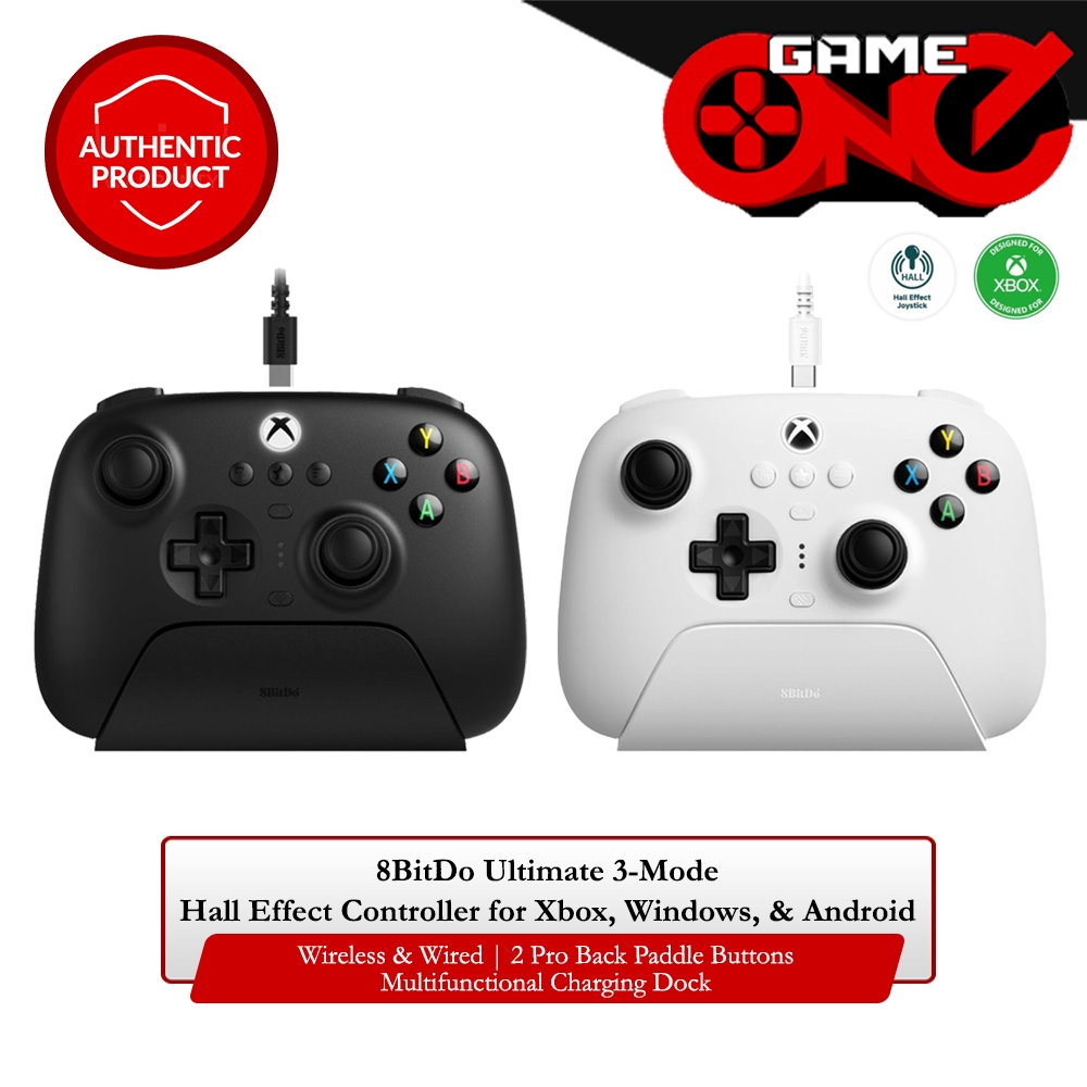 8BitDo Ultimate 3-Mode Hall Effect Controller for Xbox, Windows ...