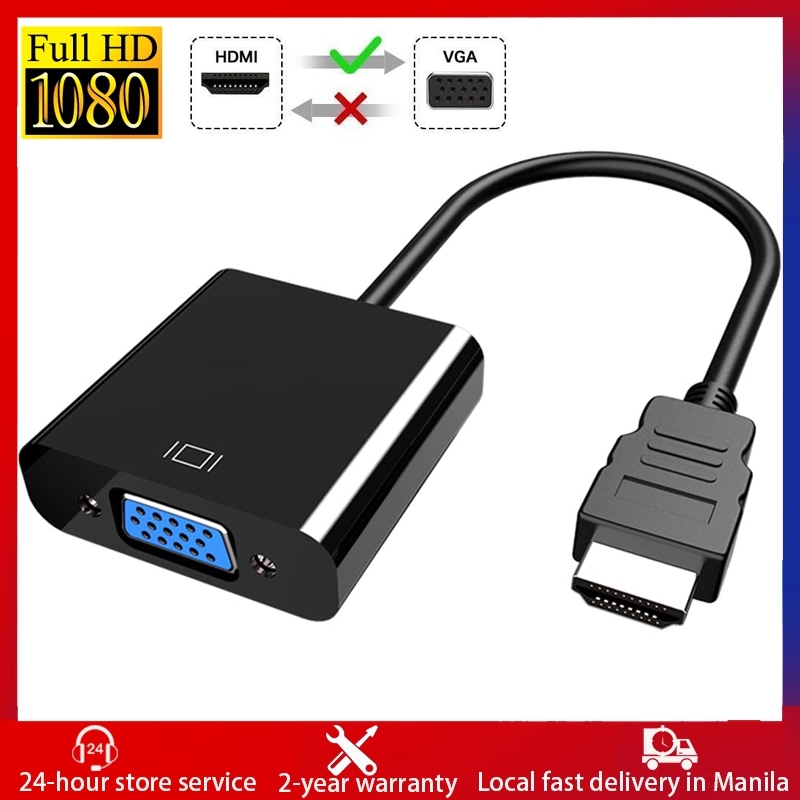 HDMI Input to VGA Adapter Converter For PC Laptop NoteBook HD DVD ...
