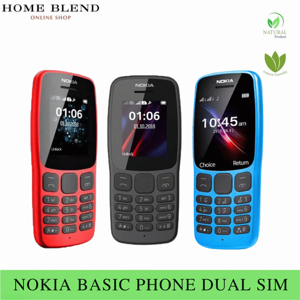 Nokia Basic Keypad Phone - Reliable and Durable Dual SIM Keypad Phone ...