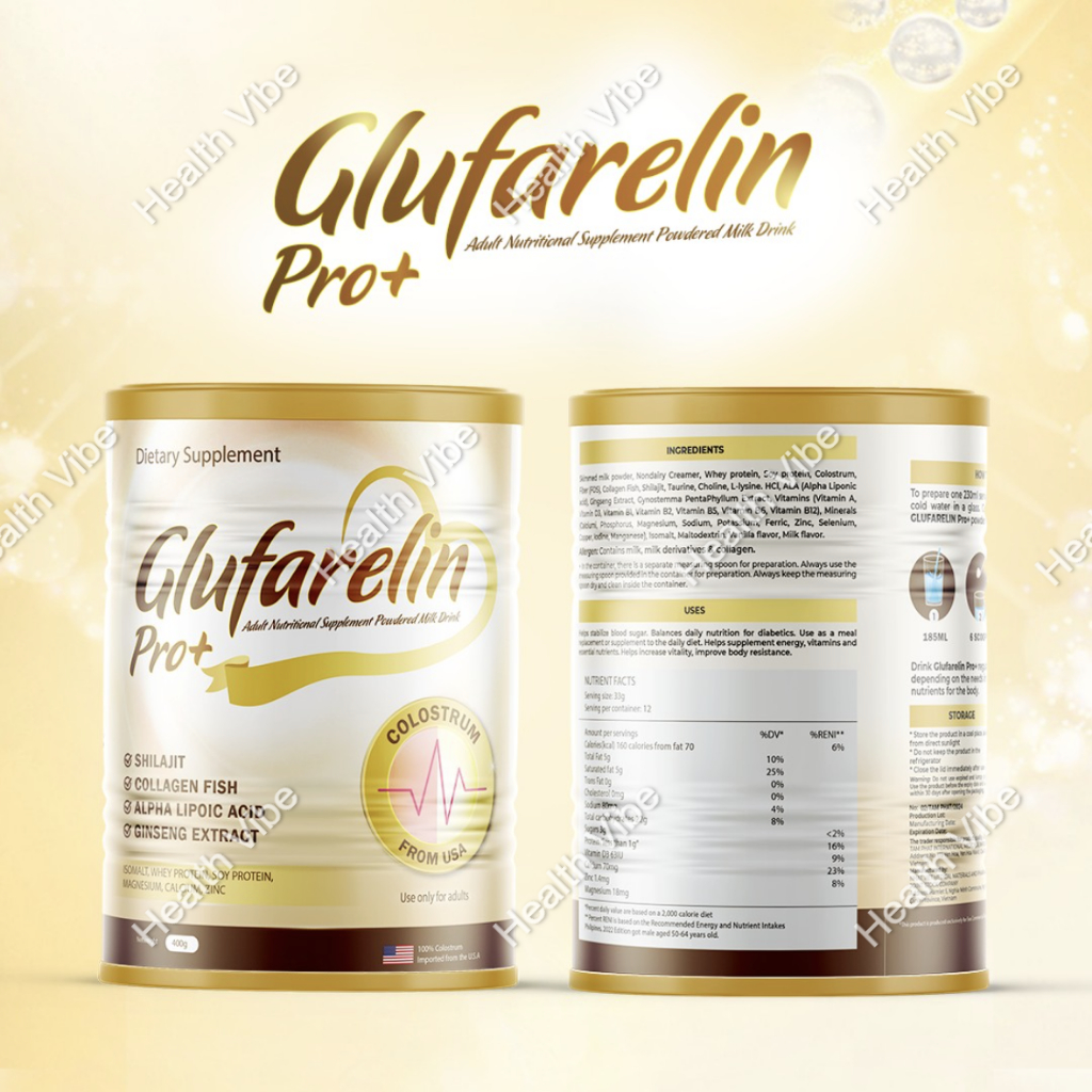 [LEGIT]AUTHENTIC Glufarelin Gold Pro milk for diabetic Support Help ...