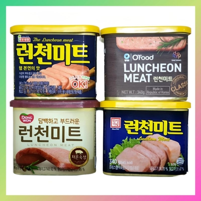 LOTTE,HANSUNG,DONGWON, Korean Luncheon Meat 340g | Shopee Philippines