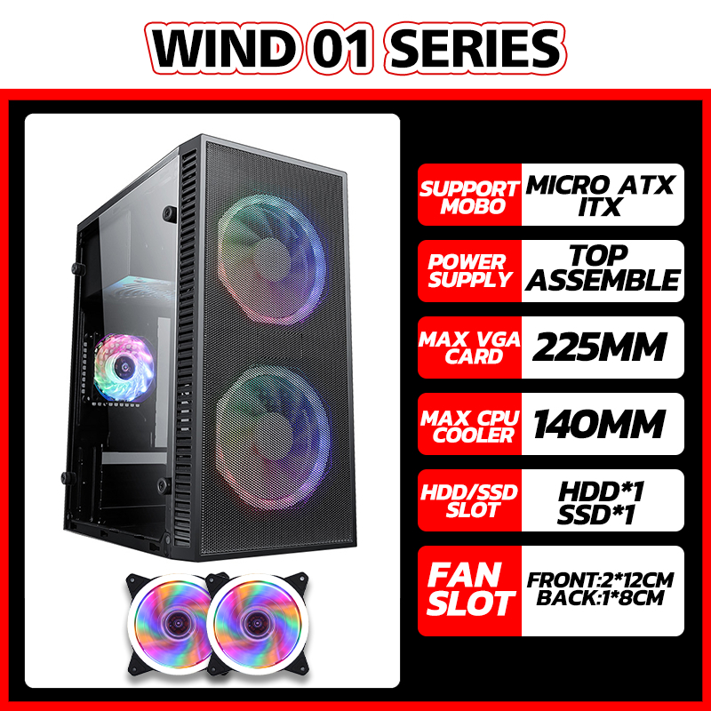 INPLAY win01 Pc Case Computer Desktop Case | Shopee Philippines