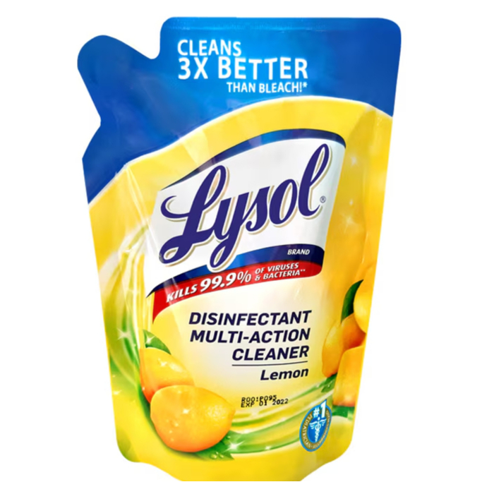 LYSOL Disinfectant Multi-Action Cleaner Lemon 200mL | Shopee Philippines