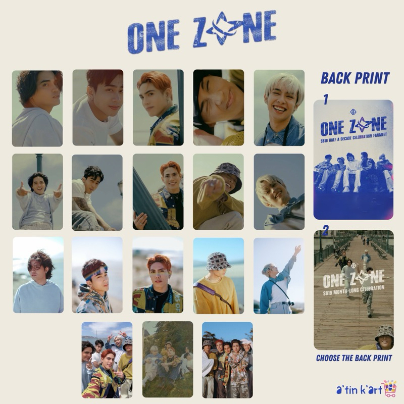 SB19 ONE ZONE (Premium Photocards/Lomo cards) | Shopee Philippines