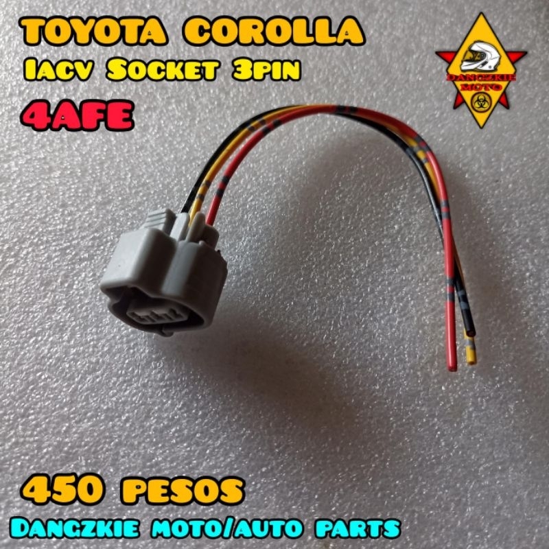 TOYOTA COROLLA 4AFE IACV SOCKET ( 3 PIN ) BIG BODY & LOVE LIFE | Shopee ...