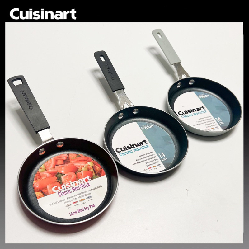Cuisinart Authentic MINI Non-stick 12cm or 14cm Mini Frypan Round (Red ...