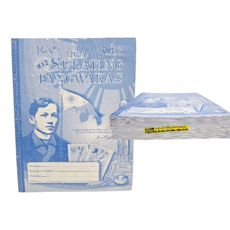 Vanda Tagalog Theme Book- Sulating Pangwakas 50 Booklets | Shopee ...