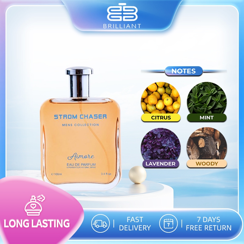 BRILLIANT.Q AIMORE STROM CHASER MEN'S COLLECTION LONG LASTING EAU DE ...
