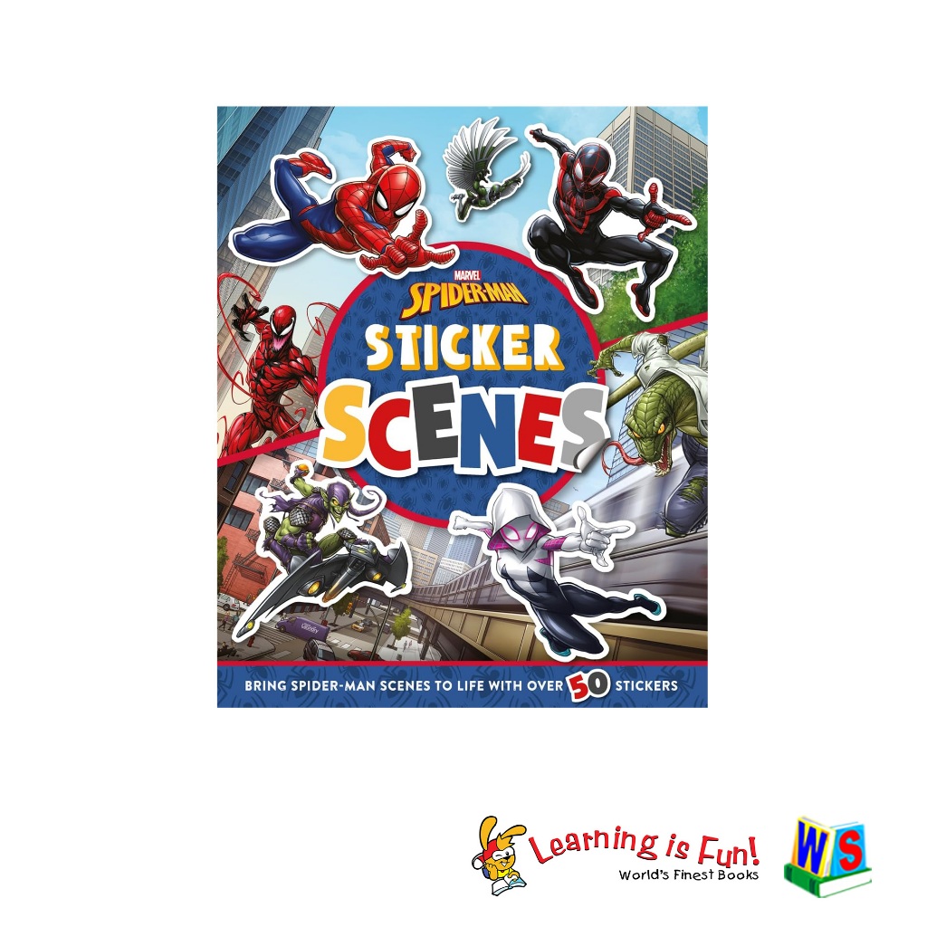 MARVEL STICKER SCENES OVER 50 STICKERS-SPIDER-MAN | Shopee Philippines