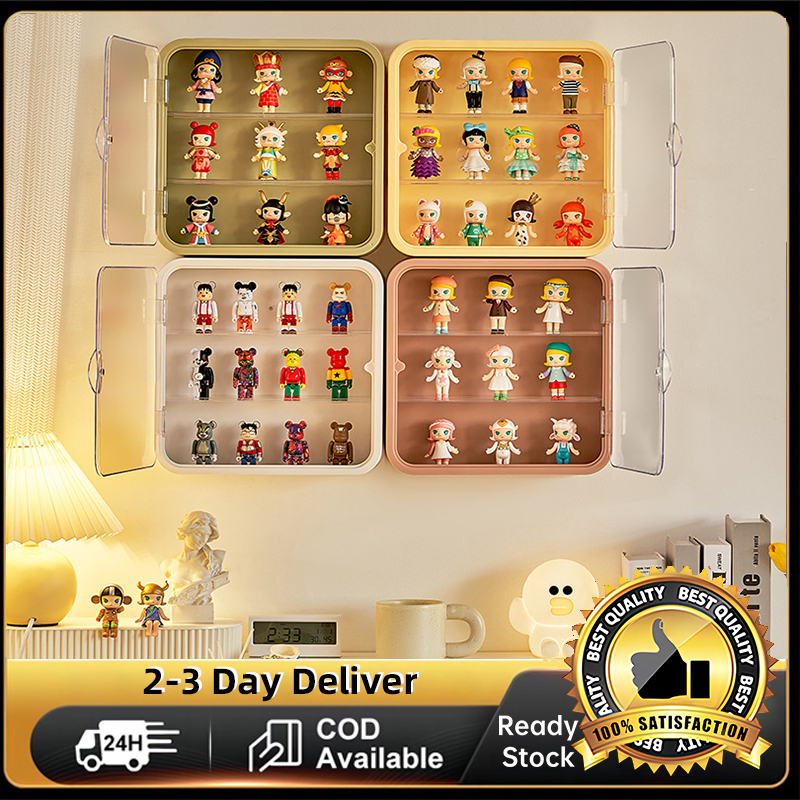 Acrylic Display Rack Wall Mounted Blind Box Storage Display Shelf Multi ...