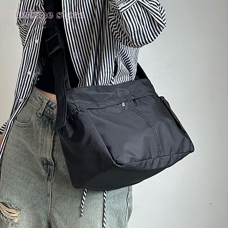 Japanese Style Shoulder Bag Trendy Casual Messenger Male Student Sports ...