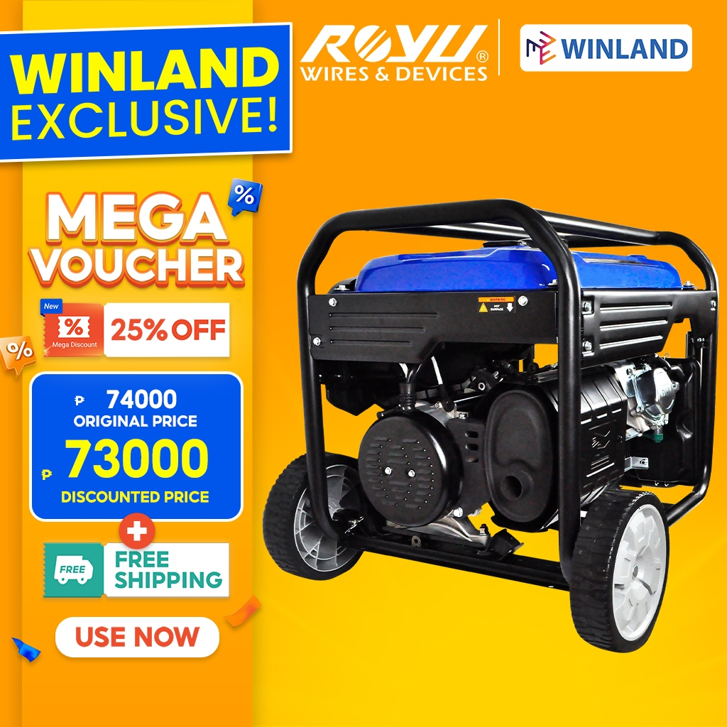Royu by Winland 9000W 220v 60Hz 38.A 459cc Single Phase Grade F Open ...