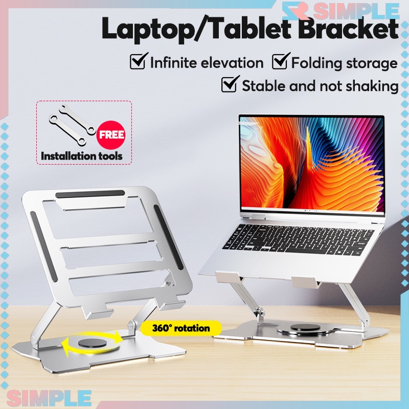 Universal Laptop Stand Adjustable Aluminium Stand Upright Portable ...