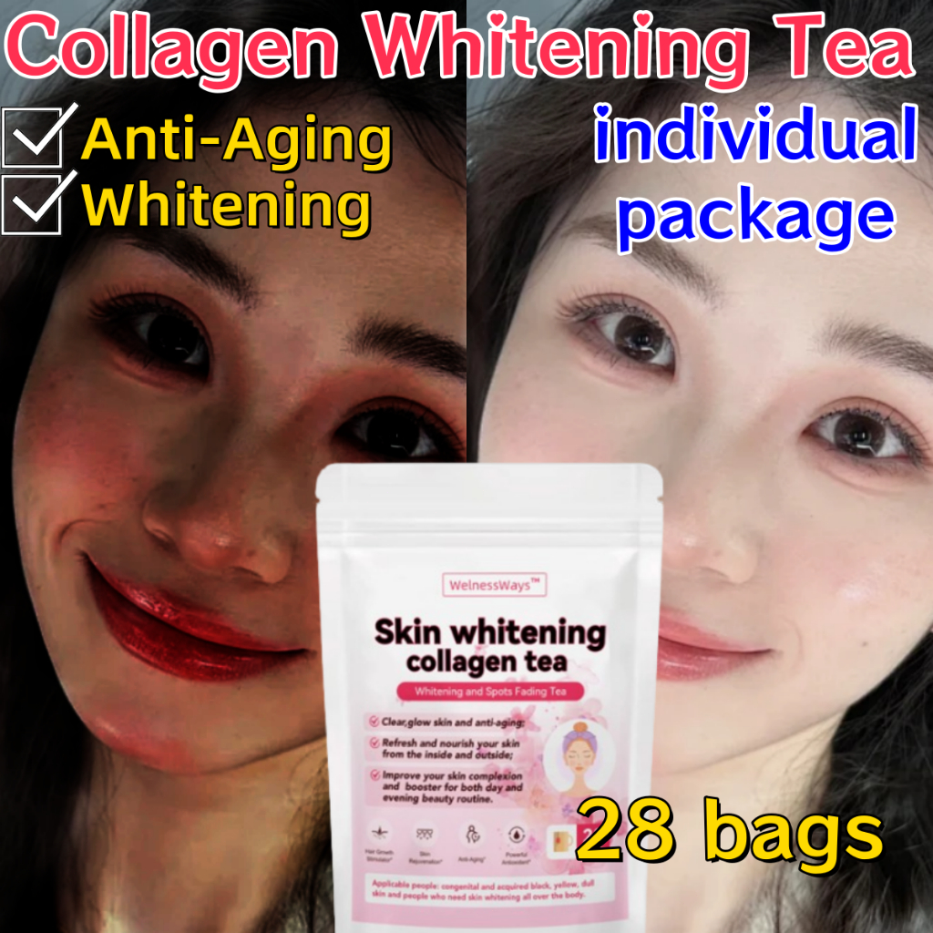 Collagen Whitening Tea Original Whitening Skin Glow Anti-Aging ...