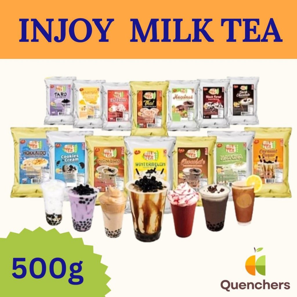InJoy Milk Tea Powder 500g | Shopee Philippines