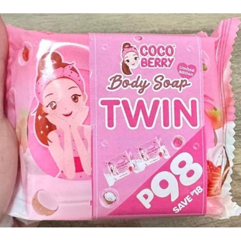 TWINPACK COCOBERRY SOAP TRIAL PACK IN PILLOW PACK | Shopee Philippines