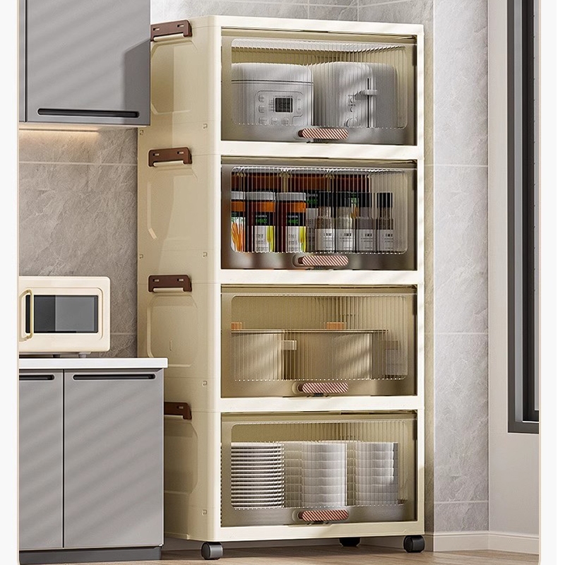58cm wide plastic drawer cabinet, wardrobe, snack cabinet, Kitchen ...