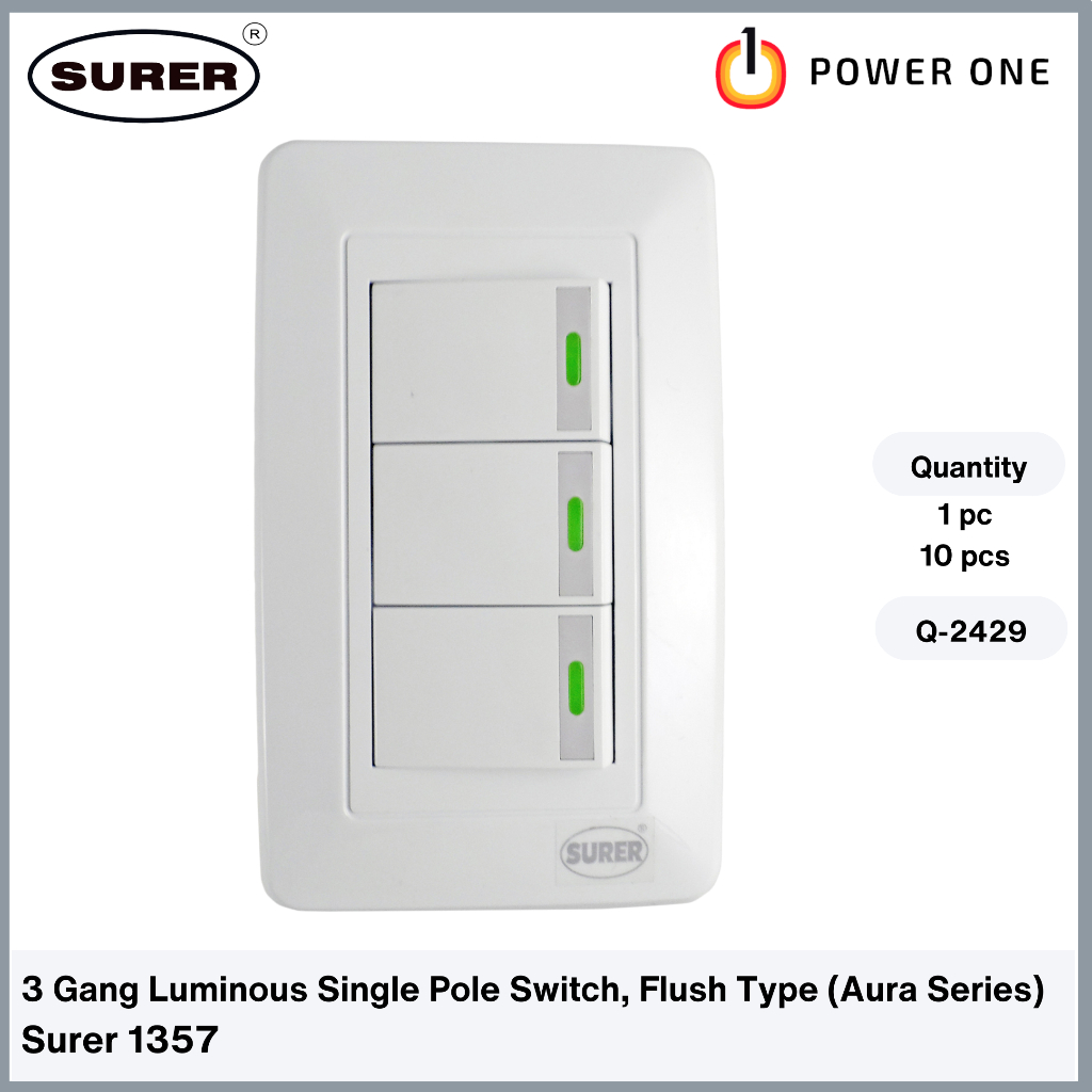 Shop 3 gang switch for Sale on Shopee Philippines