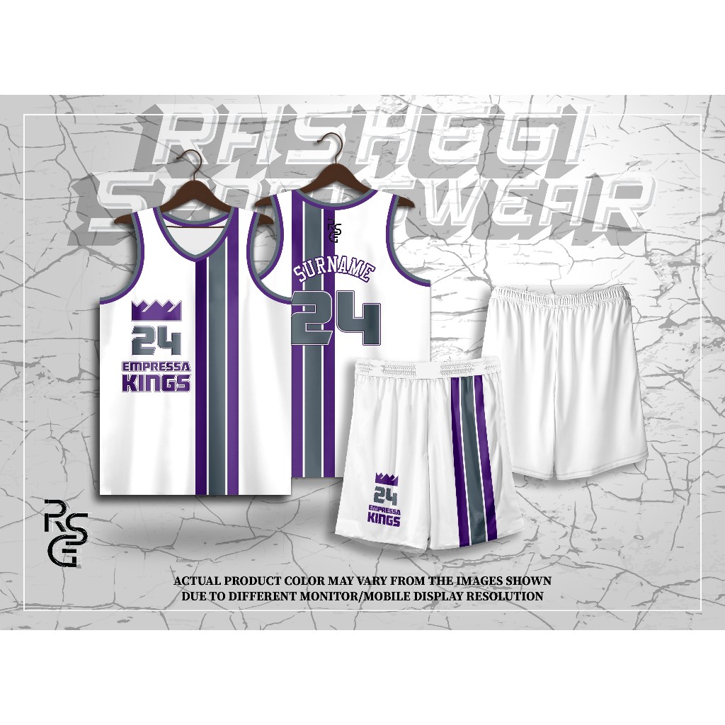 2024 RSG Customized Jersey Full Sublimation Empressa White | Shopee ...