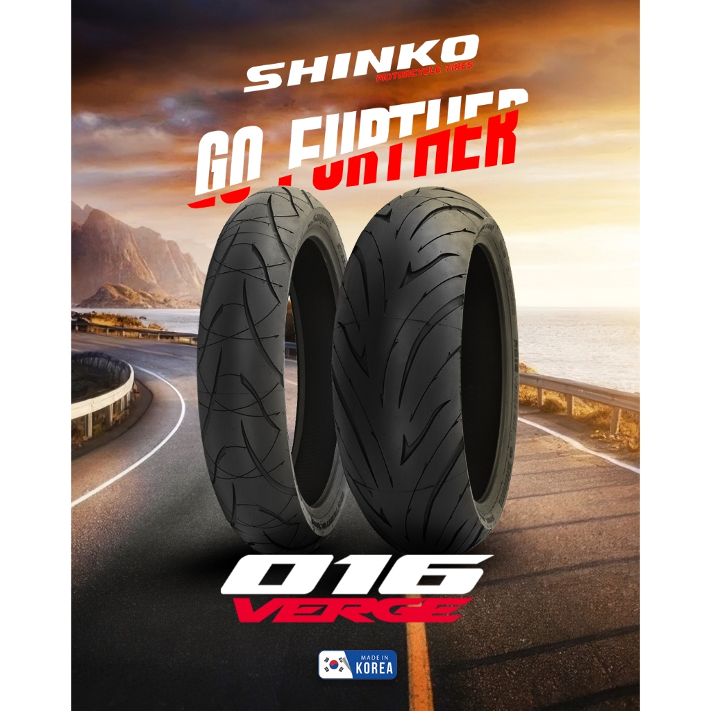 Shinko Verge 016 Tubeless Tire X17 (Free Pito, Sealant, Sticker) | Shopee Philippines