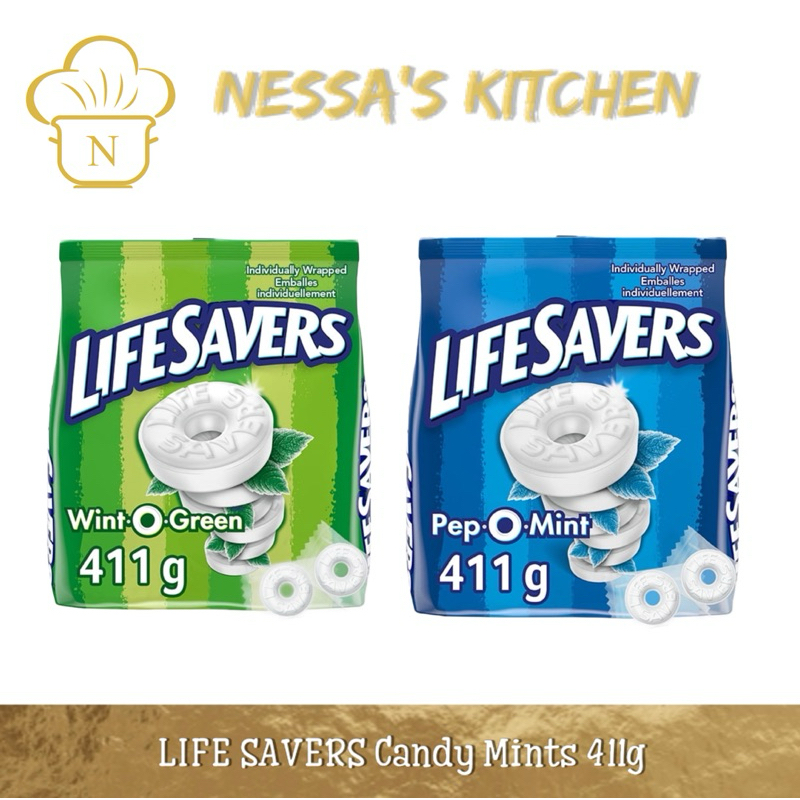 LIFE SAVERS Wint O Green Pep O Mint Candy Mints 411g [Nessa’s Kitchen ...