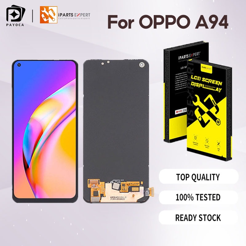 IPARTSEXPERT LCD For Oppo A94 4G 5G CPH2203 LCD Display Touch Screen Digitizer Assemby ...