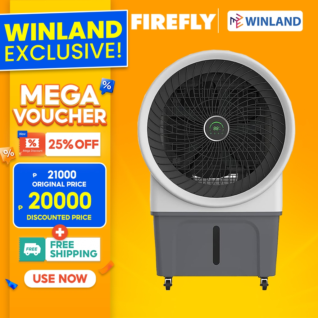 Firefly by Winland 20" Large Portable Turbo Air Engine Cooler 80L 280W ...