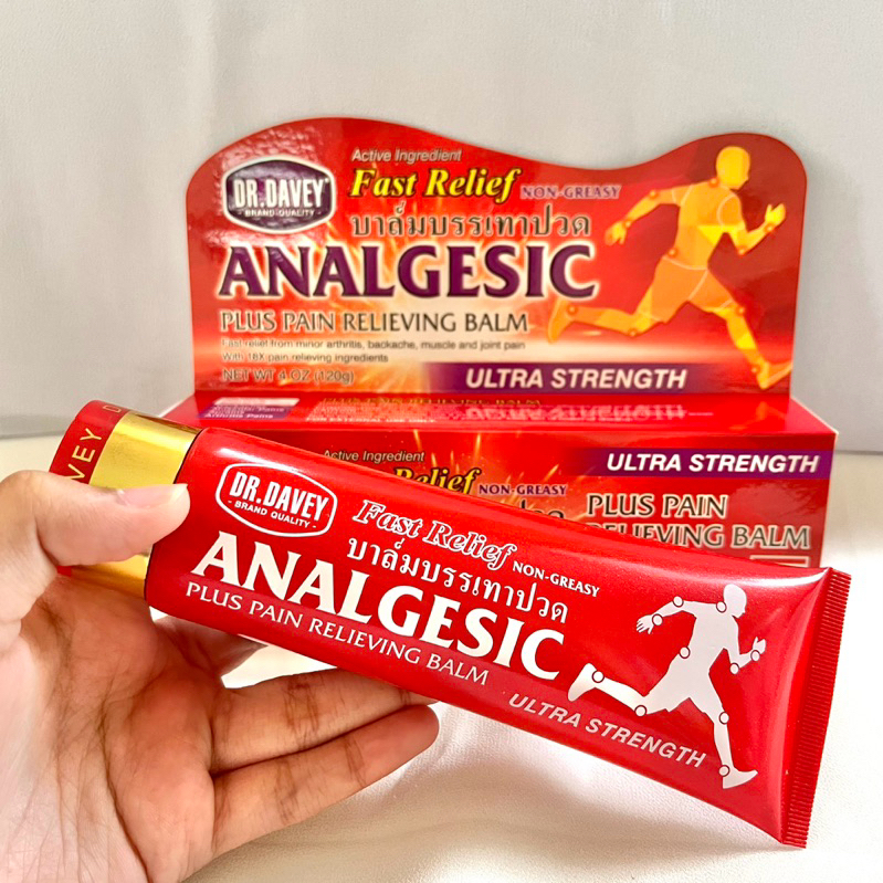Dr. Davey Analgesic Fast Relief Muscle Pain Reliever from Thailand ...