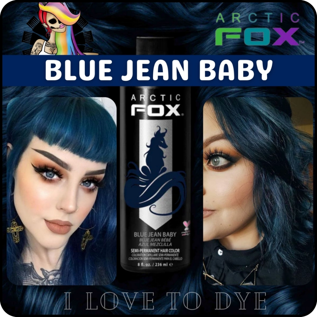 [I Love to Dye] Arctic Fox Blue Jean Baby Semi Permanent Hair Dye ...