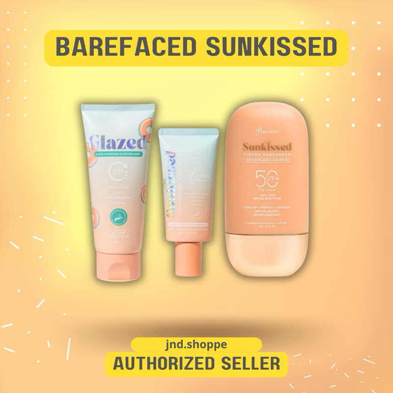BAREFACED GLAZED ULTRA HYDRATING SLEEPING MASK | SUNKISSED ILLUMINATING ...