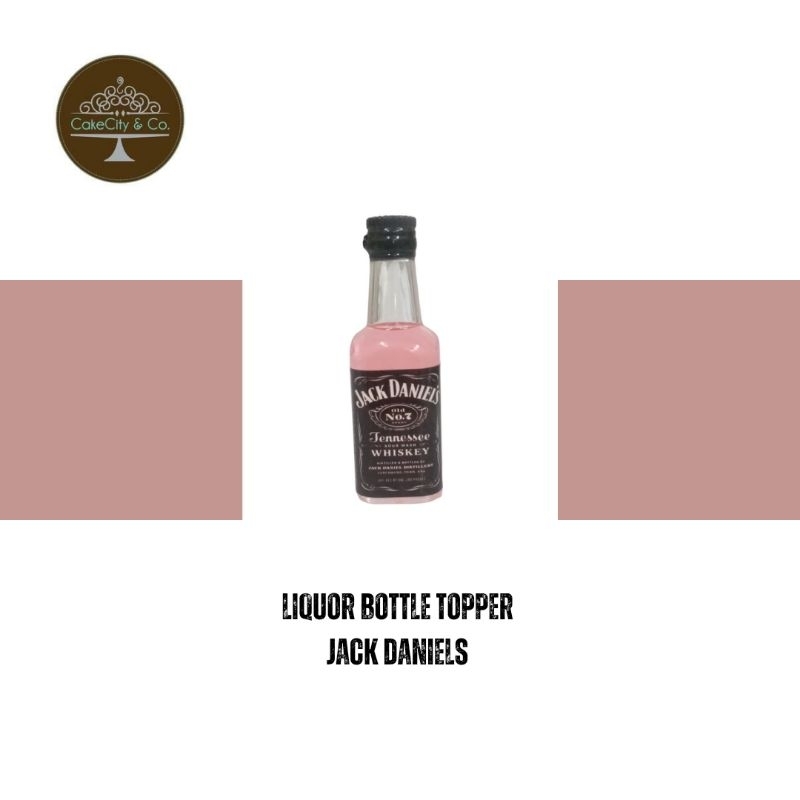 Mini liquor bottle Jack Daniels cake topper | Shopee Philippines