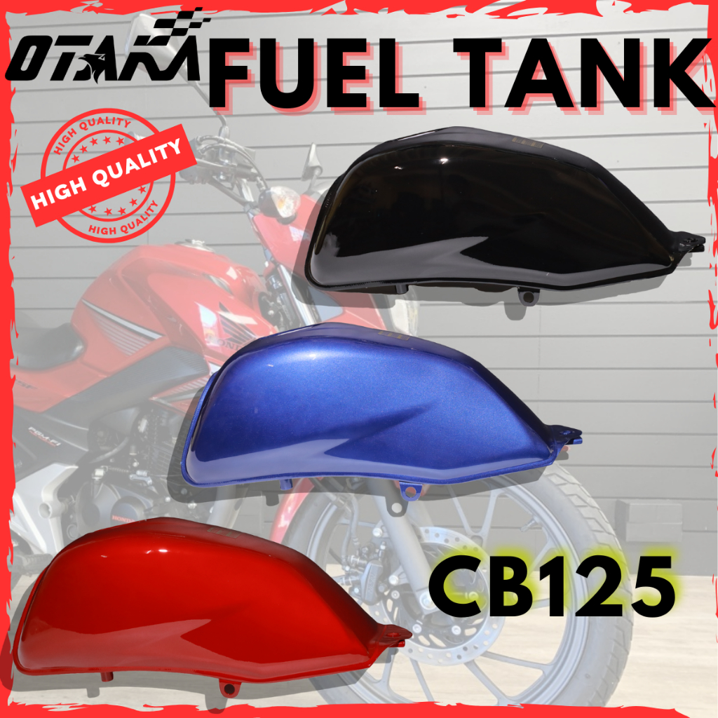 FUEL TANK/GAS TANK FOR HONDA CB125 BLUE/RED/BLACK HEAVY DUTY HIGH ...