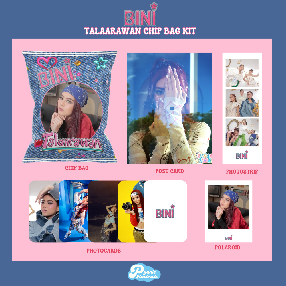 BINI TALAARAWAN CHIP BAG KIT (UNOFFICIAL) | Shopee Philippines