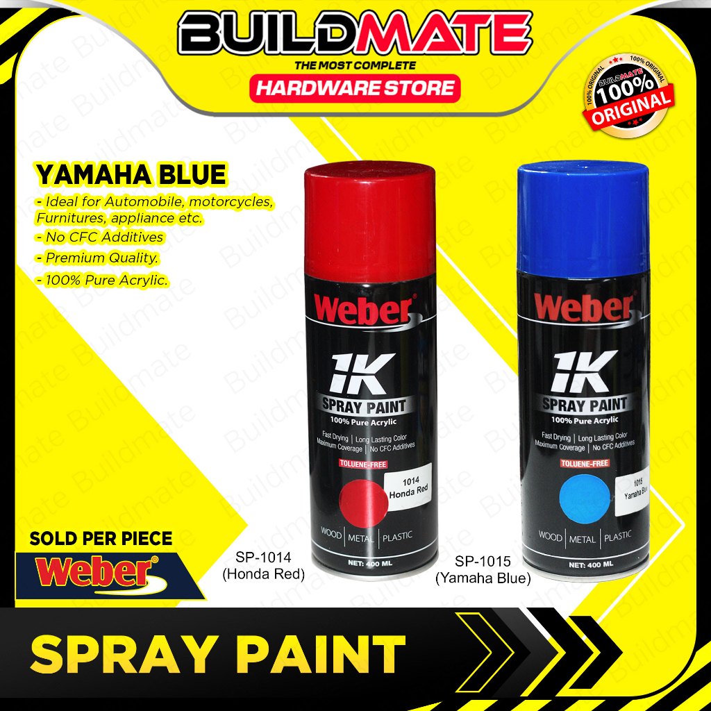 BUILDMATE WEBER/ OMEGA Auto Spray Paint PURE ACRYLIC Auto Quick Drying ...