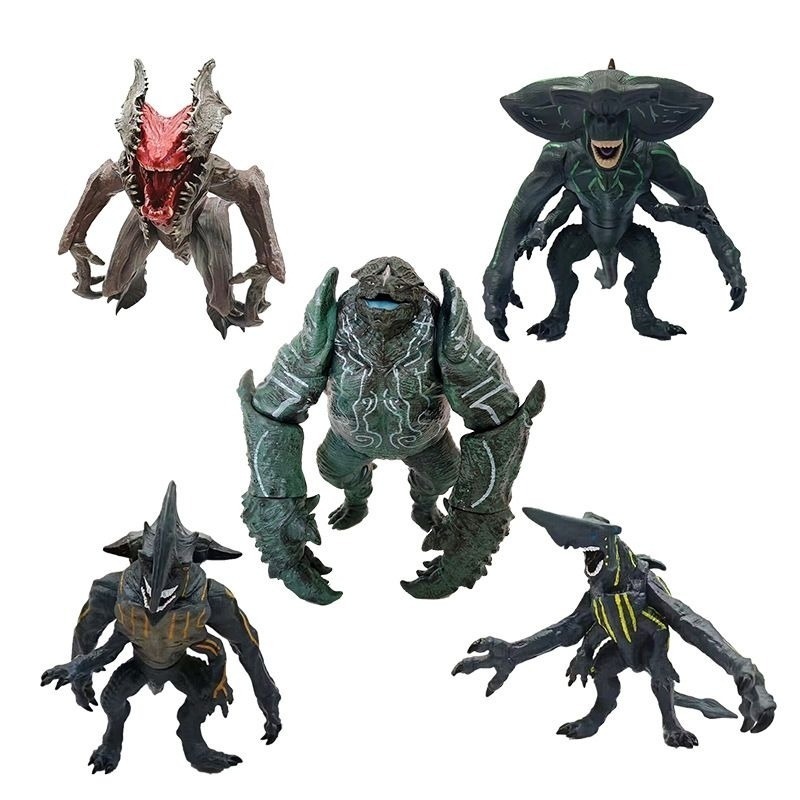 Kaiju Pacific Rim Leatherback Trespasser Knifehead Raijin Scunner ...