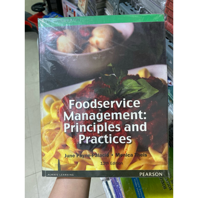 FOODSERVICE MANAGEMENT:PRINCIPLES AND PRACTICES 12th edition | Shopee ...