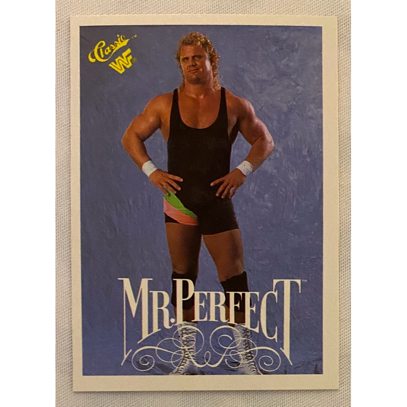 Mr Perfect RC 1989 Classic WWF #19 WWE Rookie Card | Shopee Philippines