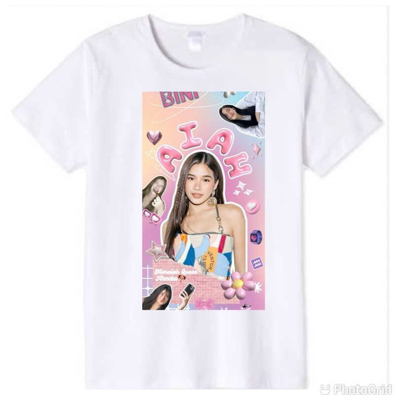 BINI AIAH TSHIRT KIDS AND ADULT SUBLIMATION PRINT | Shopee Philippines