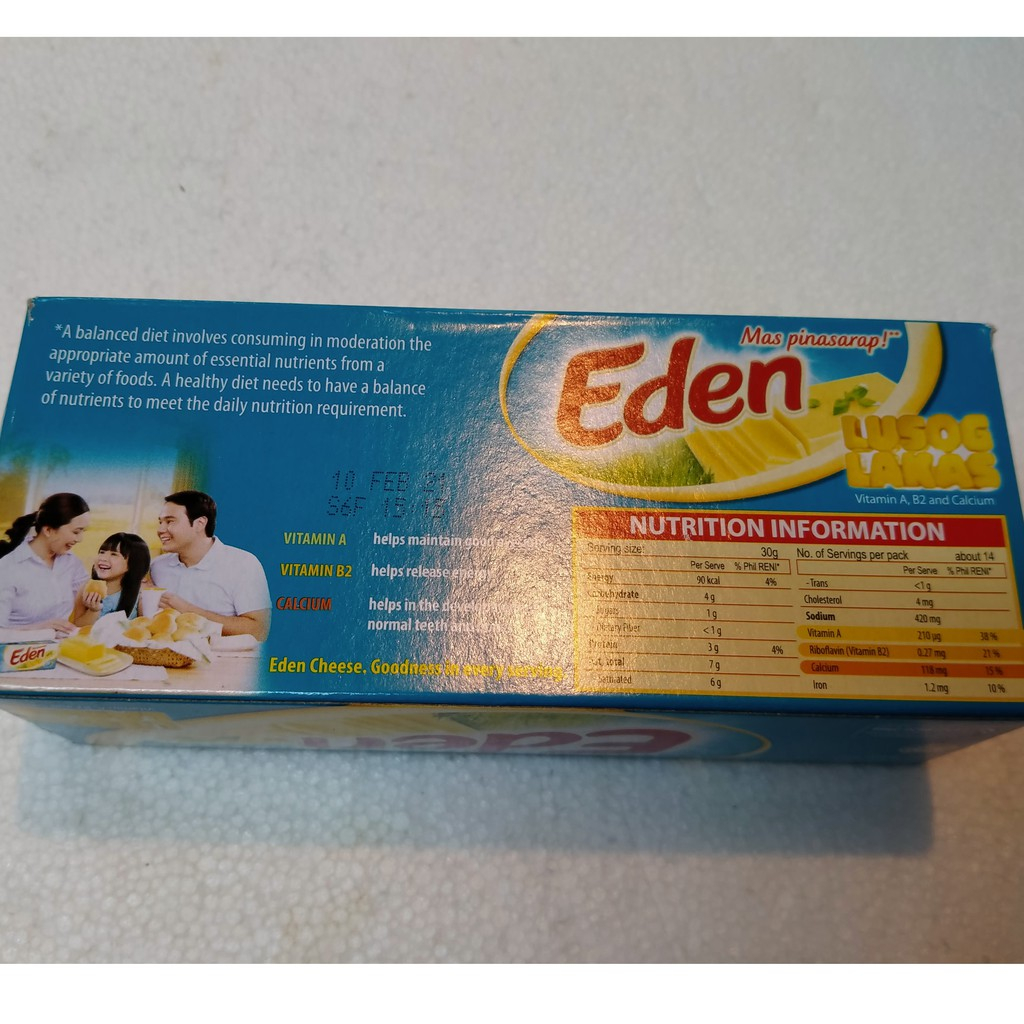 Eden Cheese Original 430 grams | Shopee Philippines