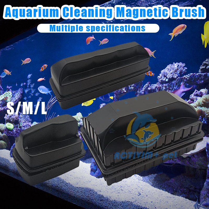 Aquarium Double-sided Magnetic Cleaner Algae Remover for fish tank ...