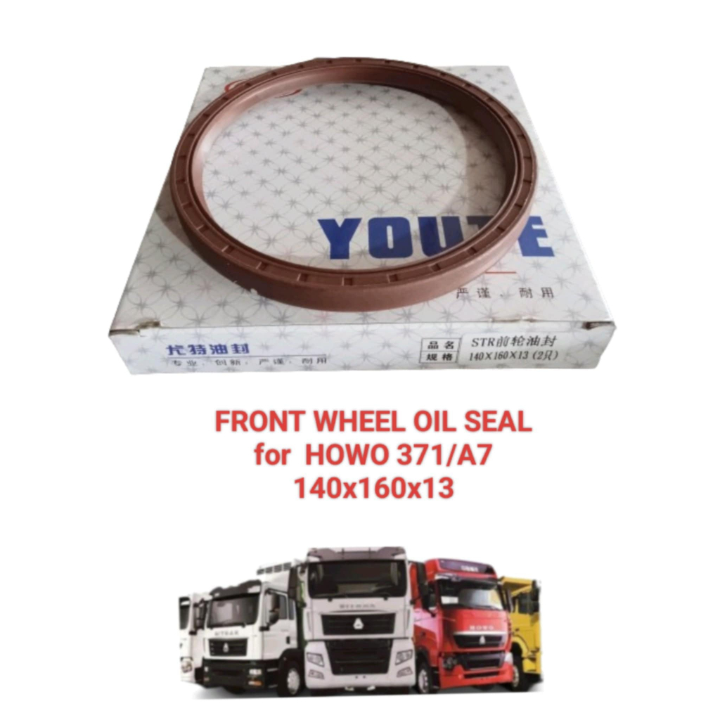 FRONT WHEEL OIL SEAL FOR HOWO 371/A7 (140X160X13) (SOLD BY PIECE ...