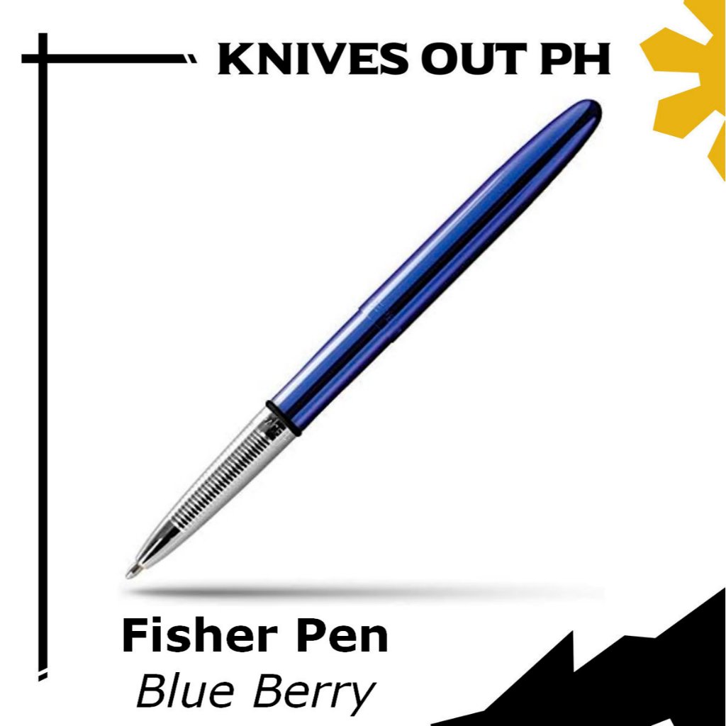 Fisher Space Bullet Pen Blue Blueberry (Made in USA) | Shopee Philippines